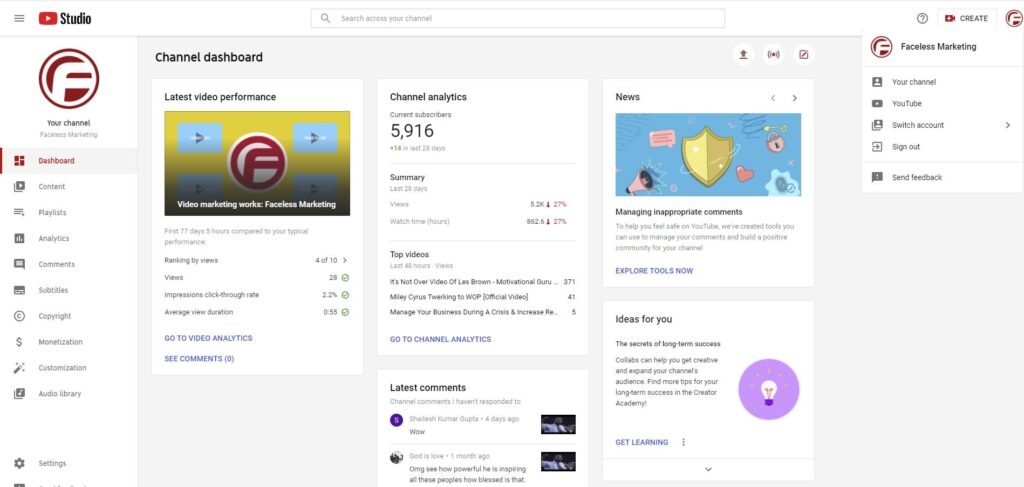 YouTube Updates in 2021 & Changes To Youtube | Faceless Marketing