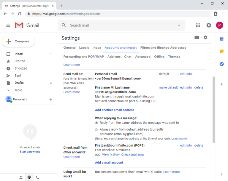 How to setup your Gmail with your IONOS email
