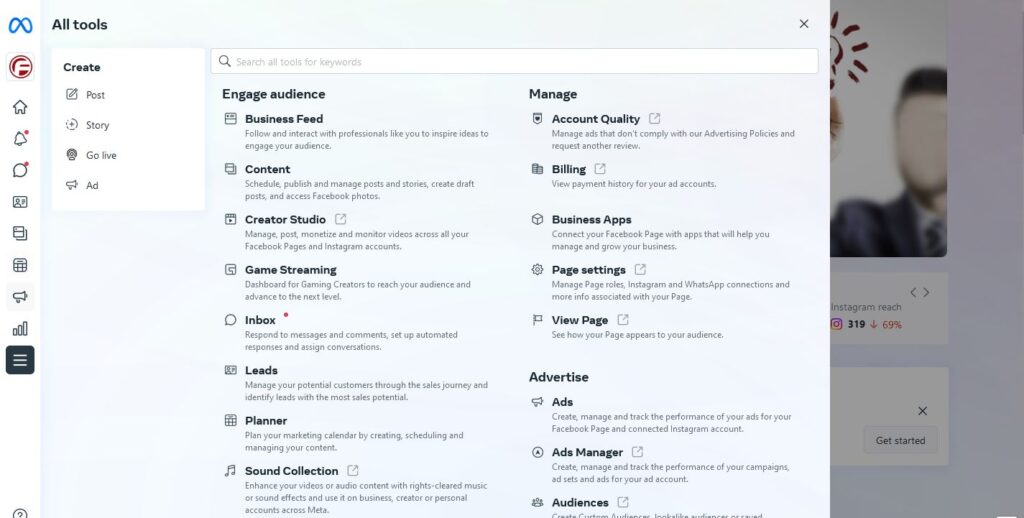 Meta Business Suite Dashboard - Tools - Faceless Marketing ...
